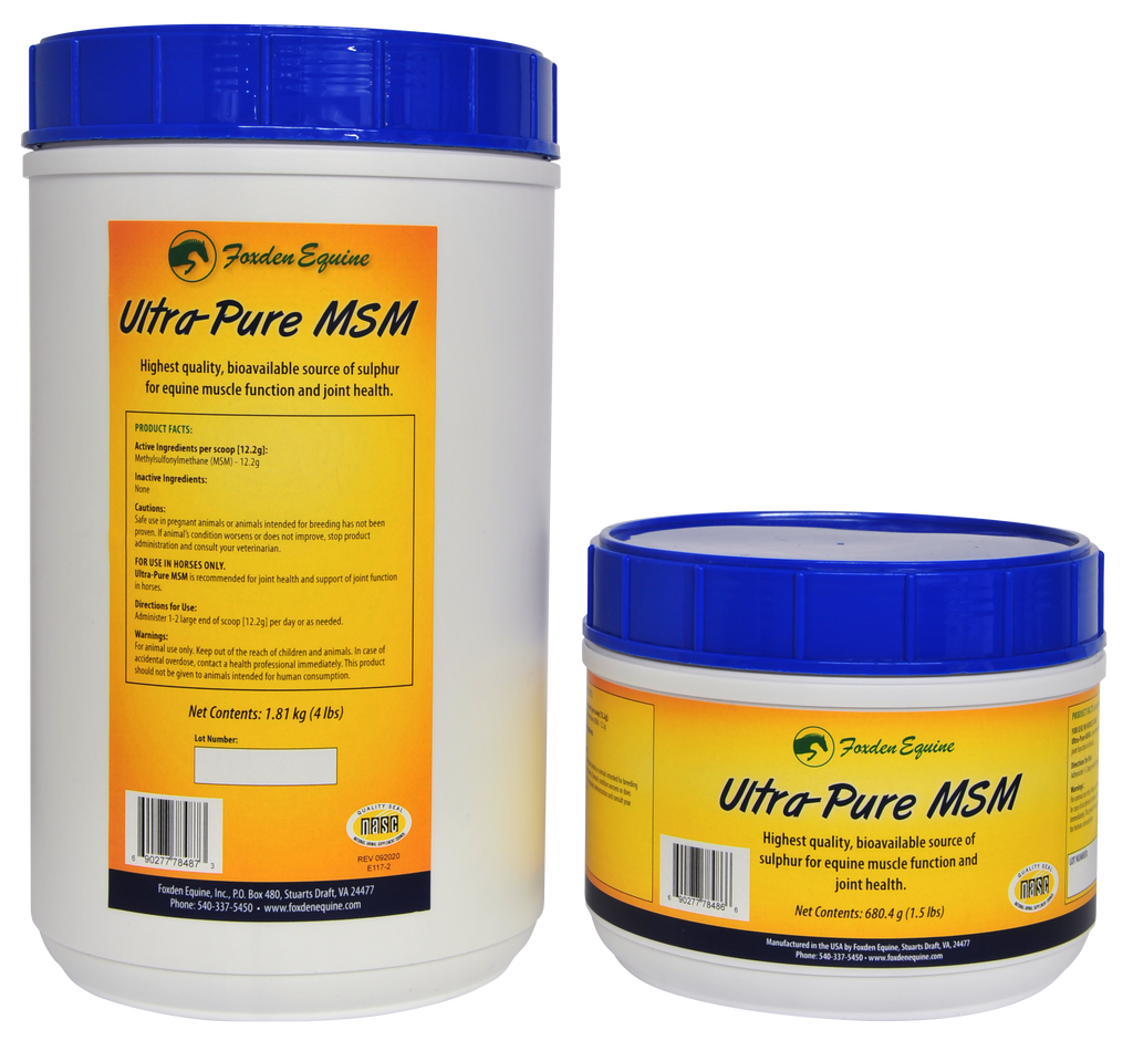 Horse Muscle, Joint, and Hoof Support (MSM) – Foxden Equine